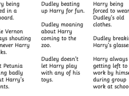 Harry Potter Bullying Role Cards | Teaching Resources