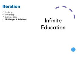 Python Iteration For Loop And While Loop Teaching Resources