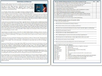 Bullying , Depression and Mental Health - Reading Comprehension Bundle ...