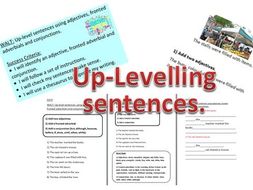 Up-leveling sentences (with adjectives, conjunctions and fronted ...
