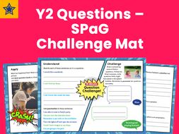 Y2 Questions – SPaG Challenge Mat | Teaching Resources