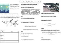 Andrew Marr - Mega Cities - Ep3 -Sustaining the City - Worksheet to ...