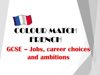 GCSE FRENCH colour match bundle 2 | Teaching Resources
