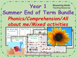 Year 1 Summer End of Term Bundle | Teaching Resources