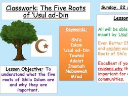 Eduqas Religious Studies Route A C3: Islam Beliefs and Teachings - 2 ...