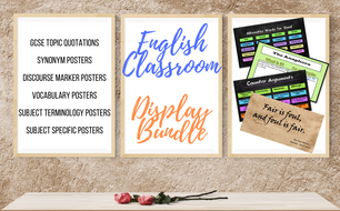English Classroom Display Bundle | Teaching Resources