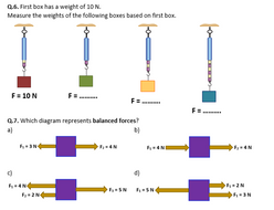 Force (Introduction) - Worksheet | Distance Learning | Teaching Resources