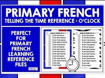 French - Blank school timetable | Teaching Resources