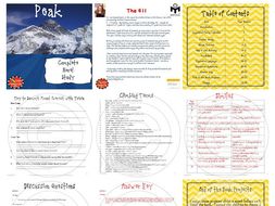 Peak Novel Study | Teaching Resources