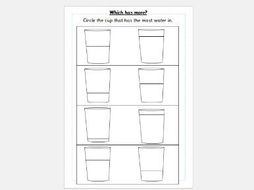 Which has more? (Capacity) | Teaching Resources