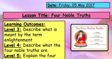 Four Noble Truths - KS3 Buddhism | Teaching Resources