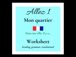 dans ma ville il y a | Teaching Resources