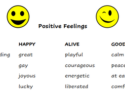 Positive and Negative Feelings Vocabulary | Teaching Resources