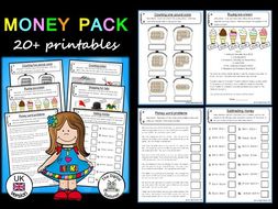Money Pack (UK version) – 20+ printables | Teaching Resources