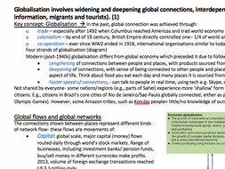 Globalisation Revision Notes- Geography 2016 Edexcel AS/A Level ...