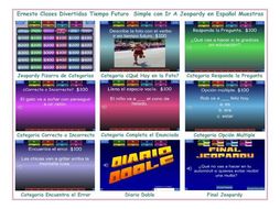 Future Simple Tense with Going To Spanish Jeopardy Game | Teaching ...