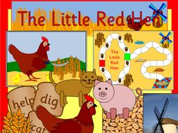 The Little Red Hen story resources- activities, Powerpoint, Harvest ...