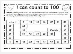 I can count to 100 games | Teaching Resources