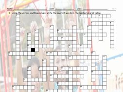 Past Simple Tense-Regular Verbs Crossword Puzzle | Teaching Resources