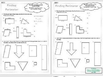 Perimeter Worksheets - Differentiated - KS2 | Teaching Resources