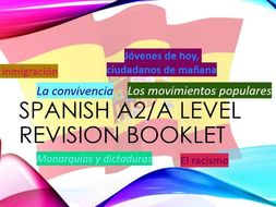 Spanish A2/A level Revision booklet | Teaching Resources