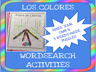 Spanish colors bundle - Los colores | Teaching Resources