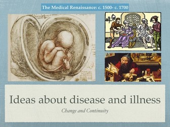 GCSE History of Medicine. Renaissance 1500-1700 | Teaching Resources