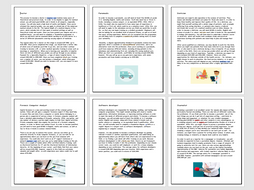 Careers - Jobs Research Cards | Teaching Resources