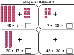 Adding onto a Multiple of 10 | Teaching Resources