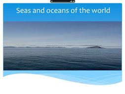 Seas and oceans of the world KS2 powerpoint Geography lesson | Teaching ...
