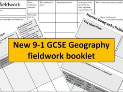 New 9-1 GCSE Geography fieldwork booklet | Teaching Resources