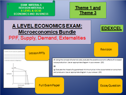 Microeconomics Bundle including lessons, activities and exam questions ...