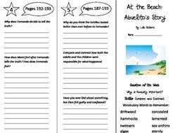 At the Beach: Abuelito's Story Trifold - Reading Street 5th Grade Unit ...