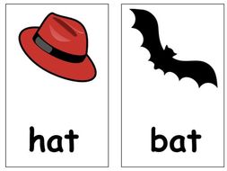 Phase Two - at rhyming words | Teaching Resources