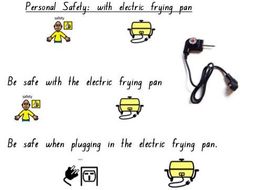 Kitchen Safety: Using the electric frying pan safely. | Teaching Resources