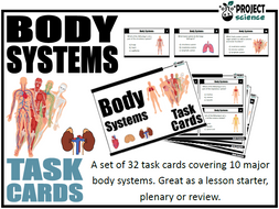 Body Systems Task Cards | Teaching Resources