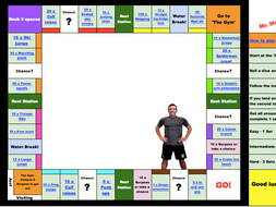 Mr. Matt's Monopoly Fitness Game - PE Lesson home learning workout ...