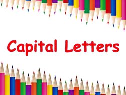 Capital Letters Activity | Teaching Resources