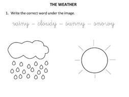 The weather for Reception and Year 1 Students | Teaching Resources