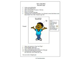 Italian Lesson - Body Parts - Parti del Corpo - Stage 4 - Mandatory ...