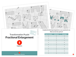 Fractional Enlargement (Transformation Puzzle) | Teaching Resources