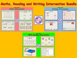 Maths, Reading and Writing Intervention | Teaching Resources