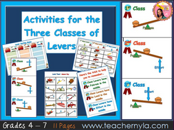 Levers - Sorting Activities for the Three Classes of Levers | Teaching ...