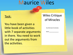 Wiles and Miracles | Teaching Resources