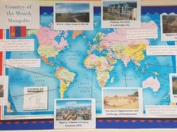 Country of the Month Display | Teaching Resources
