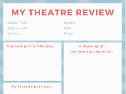 Theatre Review | Teaching Resources