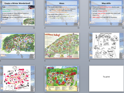 OS map skills - design a ski resort task (end of term activity ...