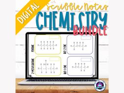 Digital Chemistry Scribble Notes Bundle | Teaching Resources