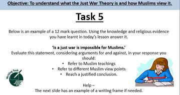 Just War Theory Lesson | Teaching Resources