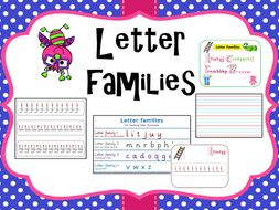 Letter families | Teaching Resources